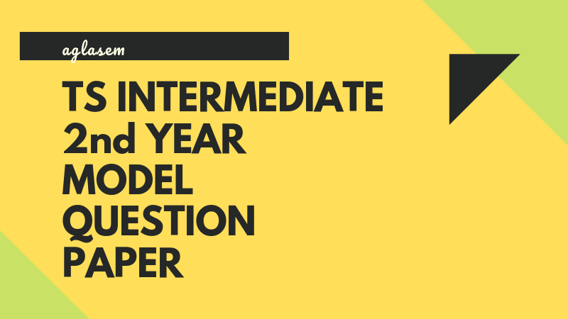 TS Inter 2nd Year Model Question Paper 2024-25 | Download TSBIE Class ...