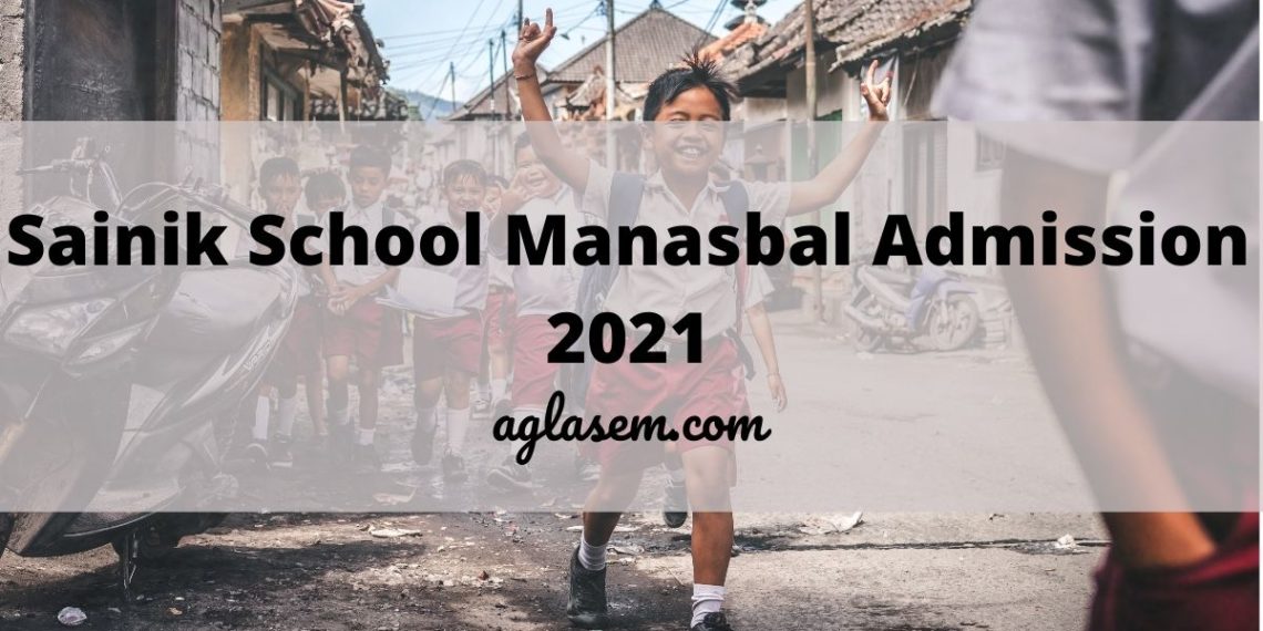 JK Sainik School Manasbal Admission 2023