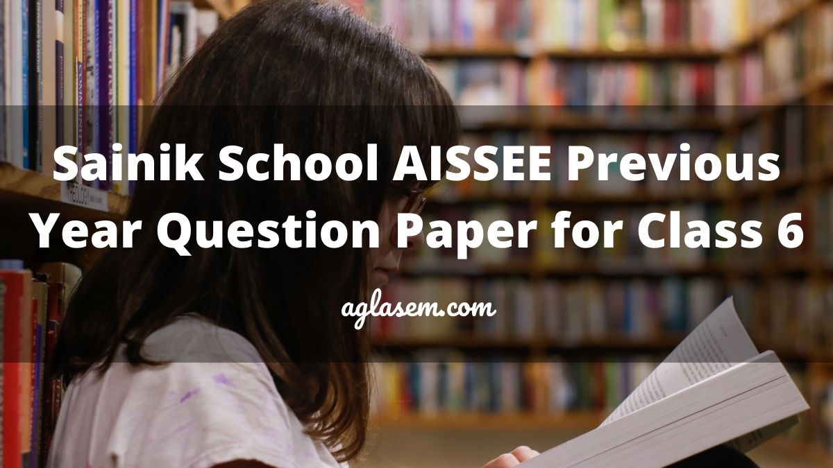Sainik School Class 6 AISSEE Previous Year Question Paper - PDF ...