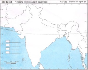 Physical Map of India for Students - PDF Download - AglaSem