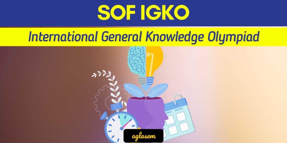 SOF IGKO Sample Papers 2024 (PDF) - International General Knowledge Olympiad Sample Question Paper