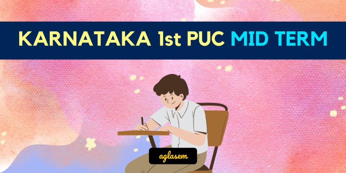 Karnataka 1st PUC Mid Term Question Paper 2023