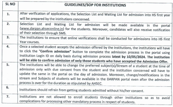Assam AHSEC (HS) First-Year Admission 2024 - Application Form ...